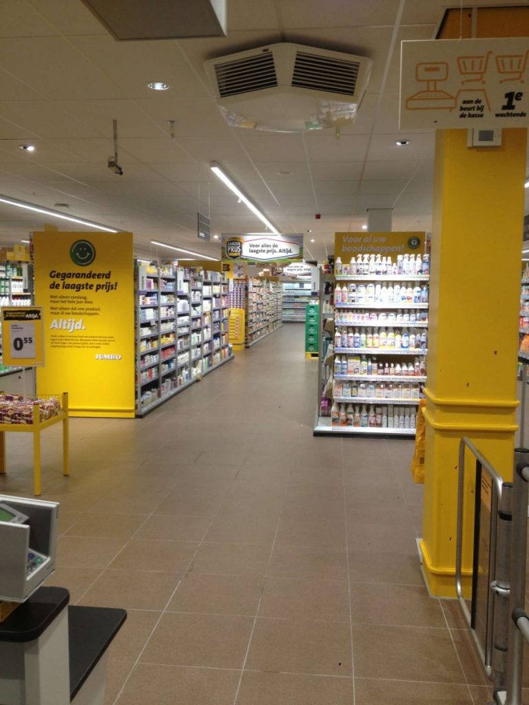 Schoon opleveren Jumbo winkels - Bestvloerrenovatie